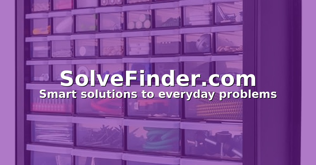 Solve Finder - Smart Solutions to Everyday Problems